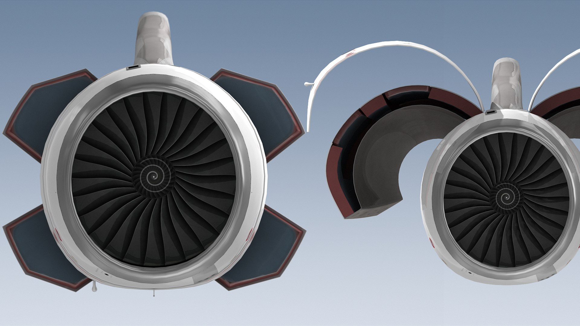 3D Airbus A330-200 Engine - TurboSquid 2145403