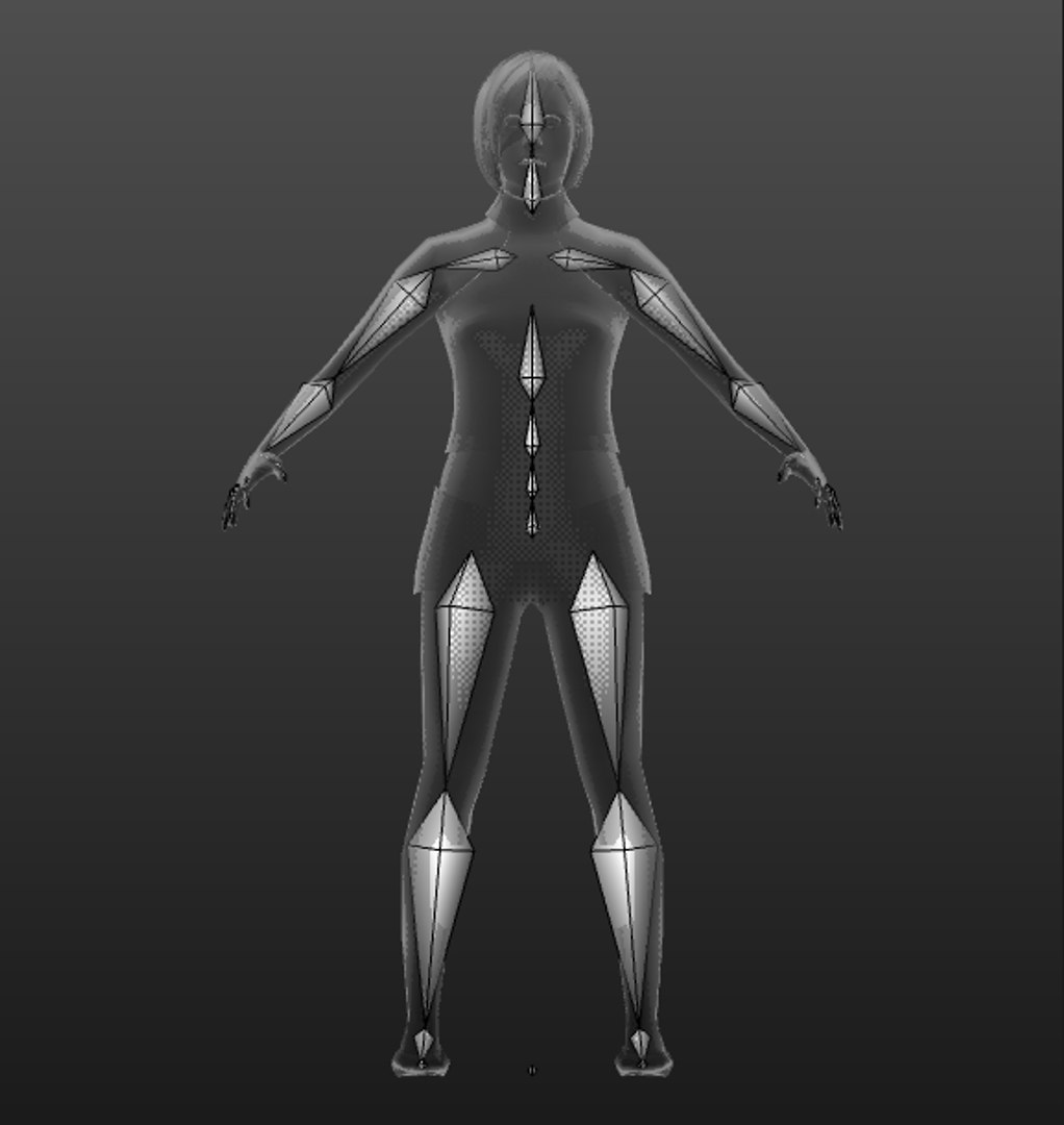 3D Caucasian Low-poly Girl Model - TurboSquid 1646723