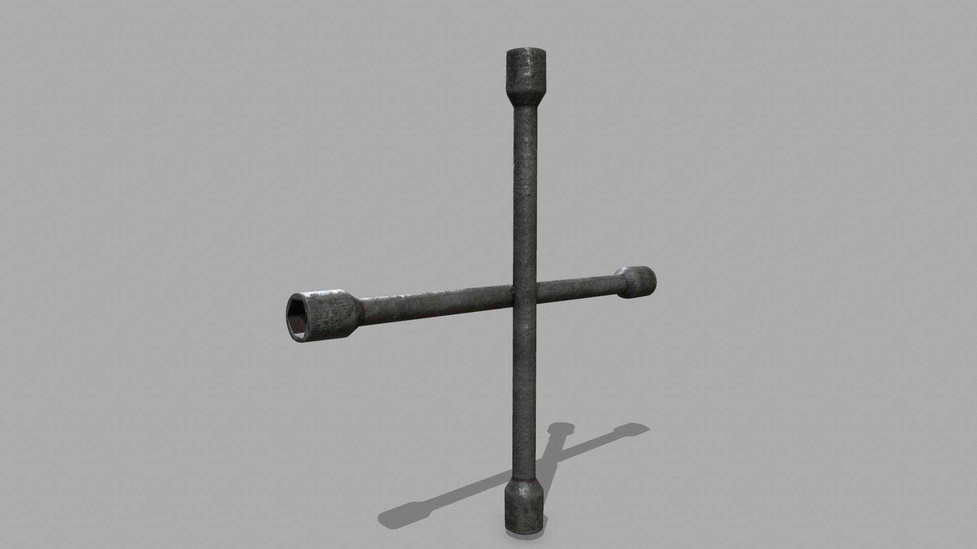 3D lug wrench model - TurboSquid 1541409