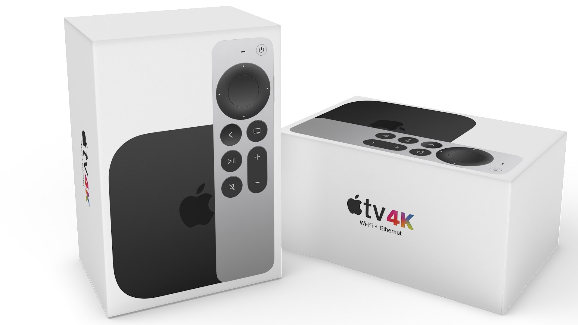 3D Apple TV 4K Packaging Box Model - TurboSquid 2220583