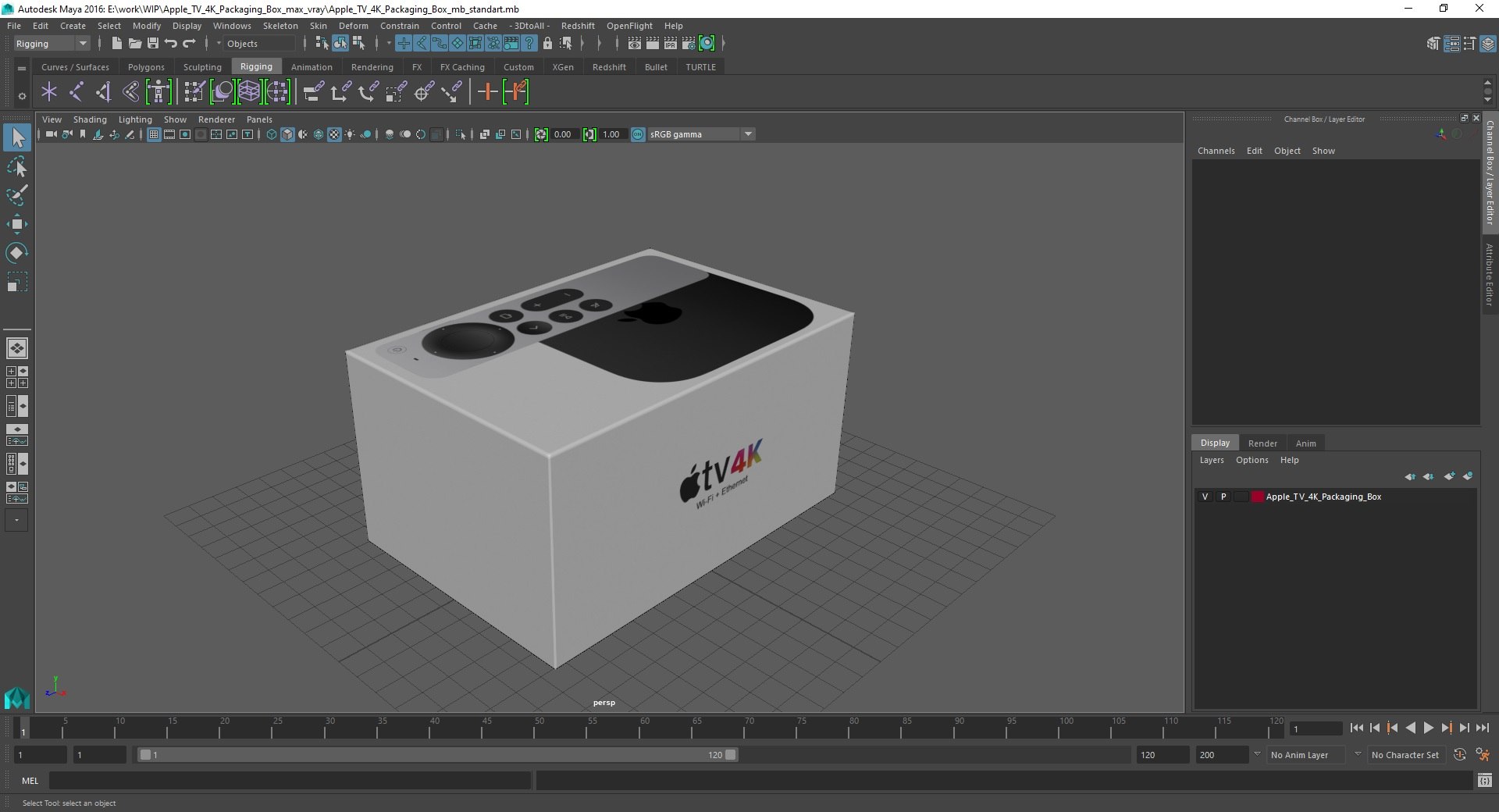 3D Apple TV 4K Packaging Box Model - TurboSquid 2220583