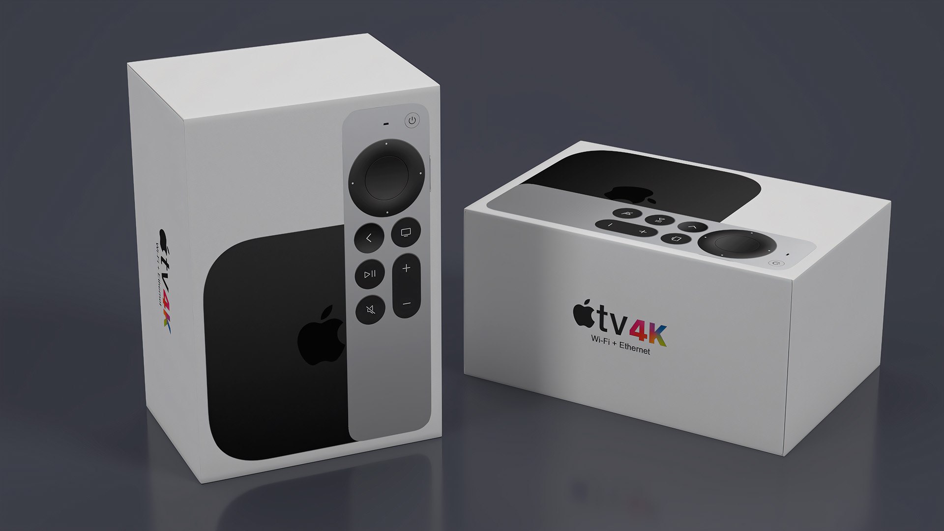 3D Apple TV 4K Packaging Box Model - TurboSquid 2220583