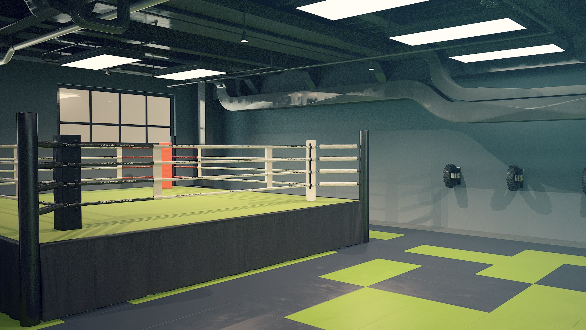 3D Boxing Gym - TurboSquid 1514479