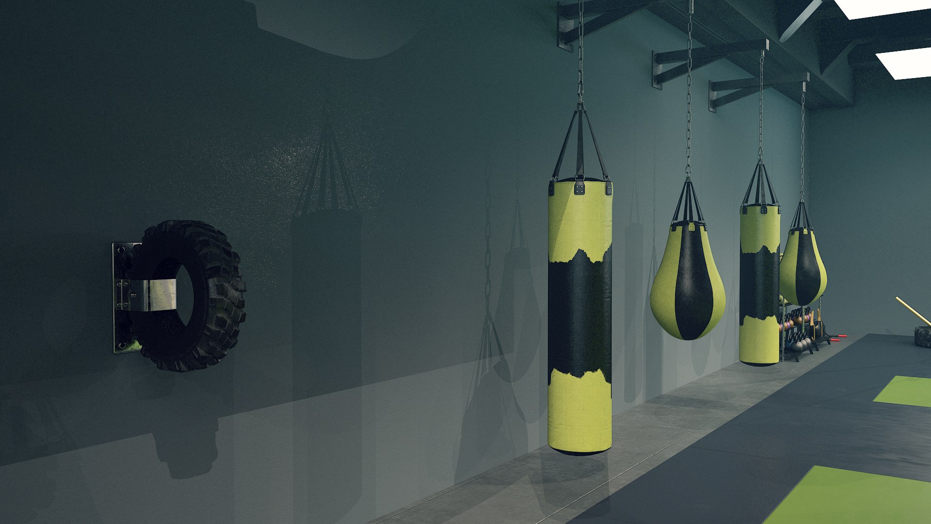 3D Boxing Gym - TurboSquid 1514479