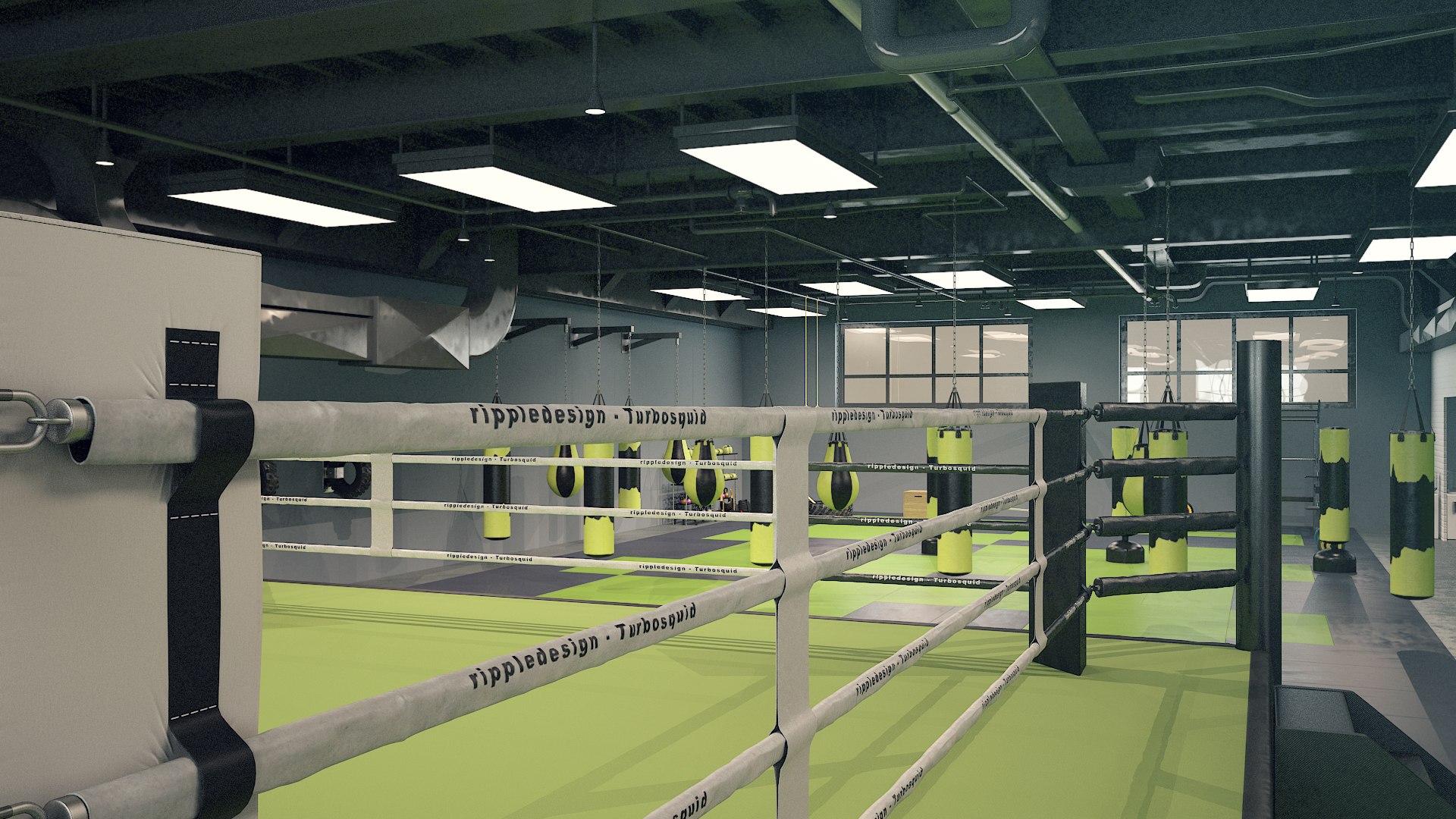 3D Boxing Gym - TurboSquid 1514479