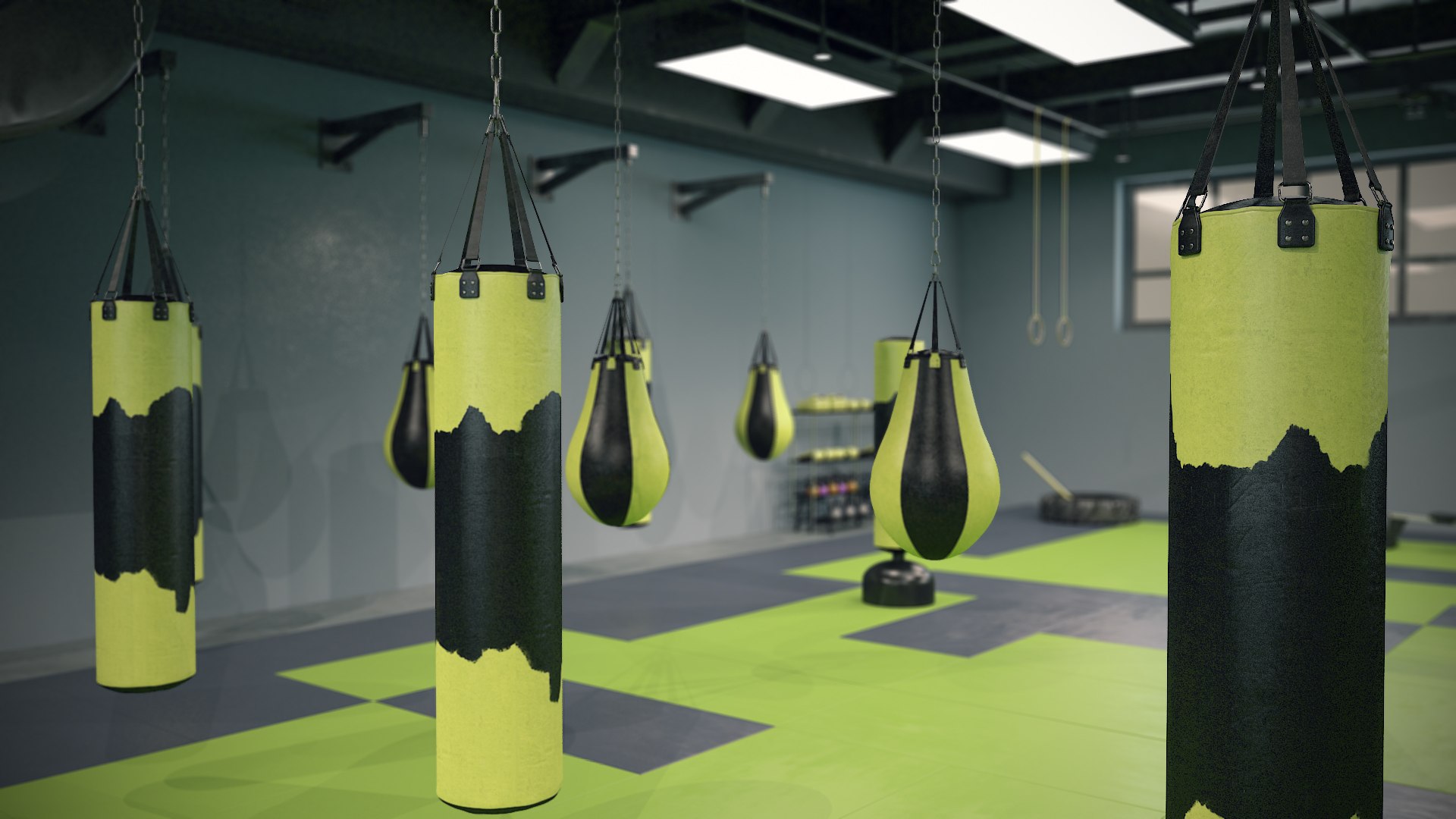 3D Boxing Gym - TurboSquid 1514479