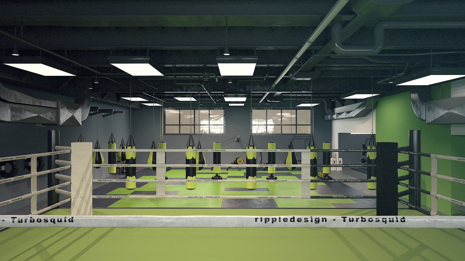 3D Boxing Gym - TurboSquid 1514479