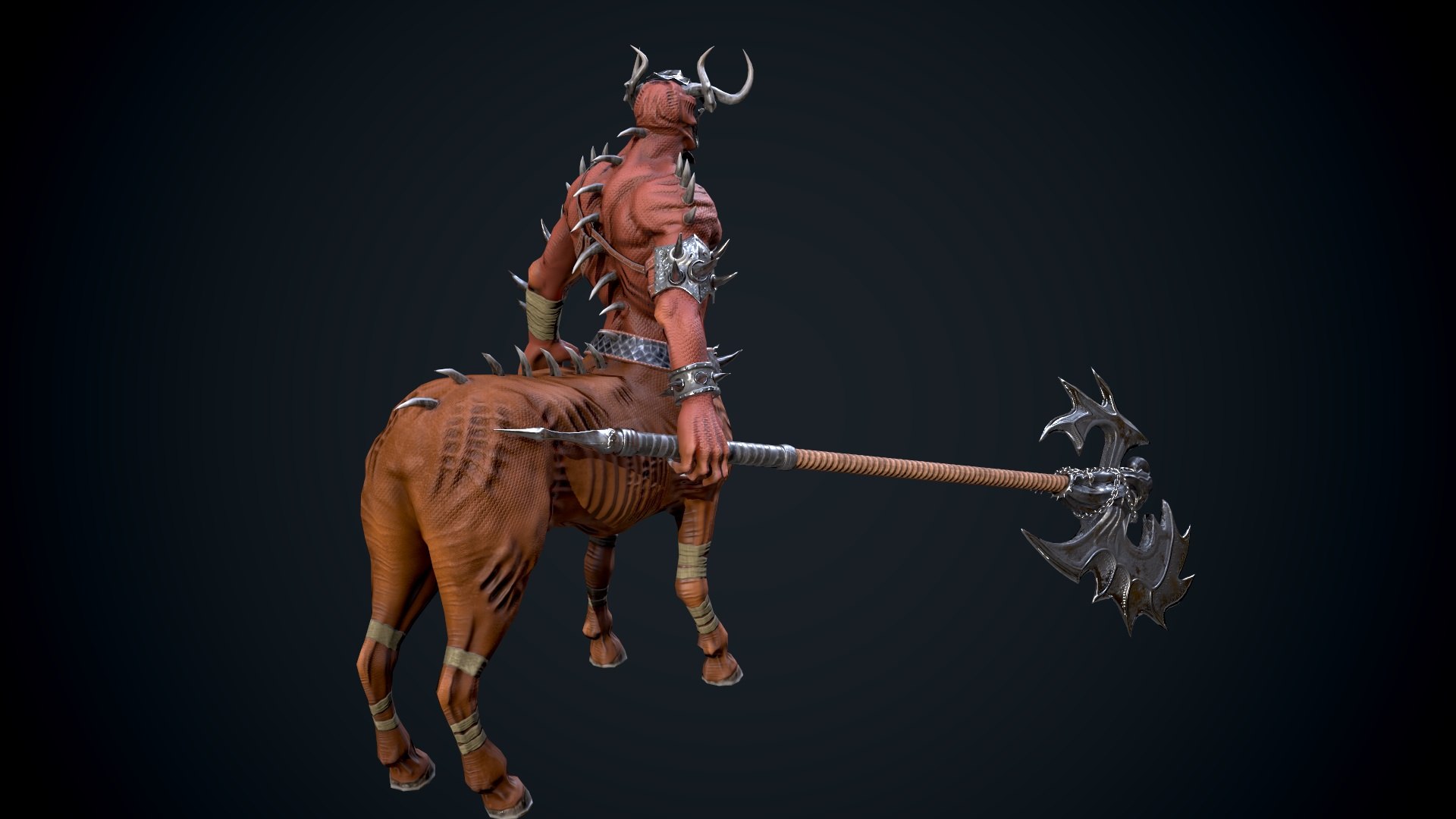 3D Centaur warrior model - TurboSquid 1997943