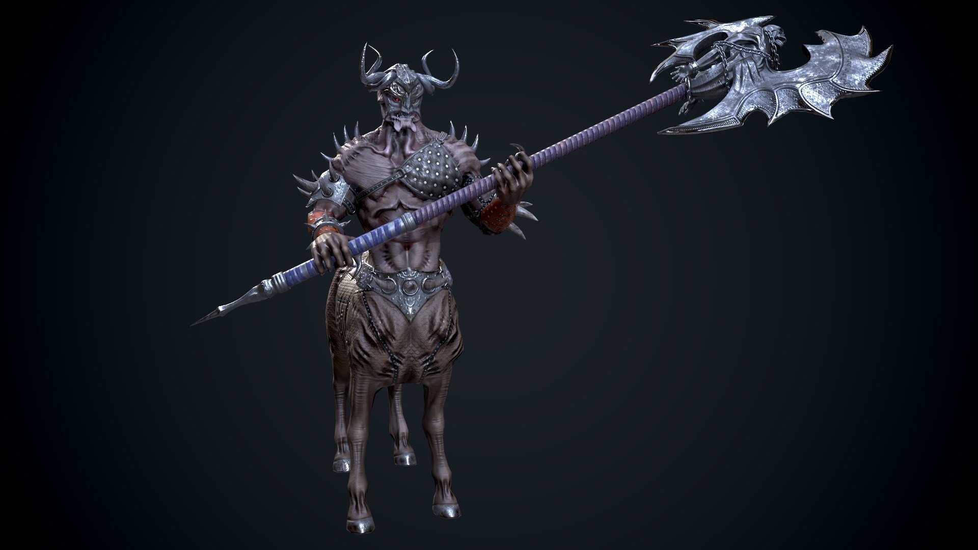 3D Centaur warrior model - TurboSquid 1997943