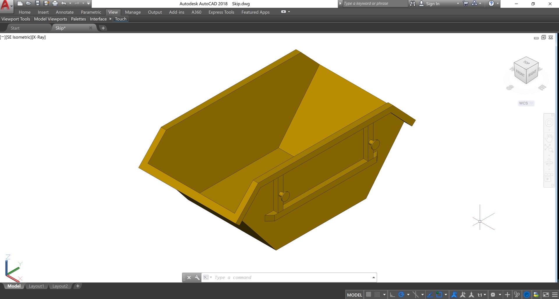 3D Parametric Skip - Revit Family Model - TurboSquid 1823130