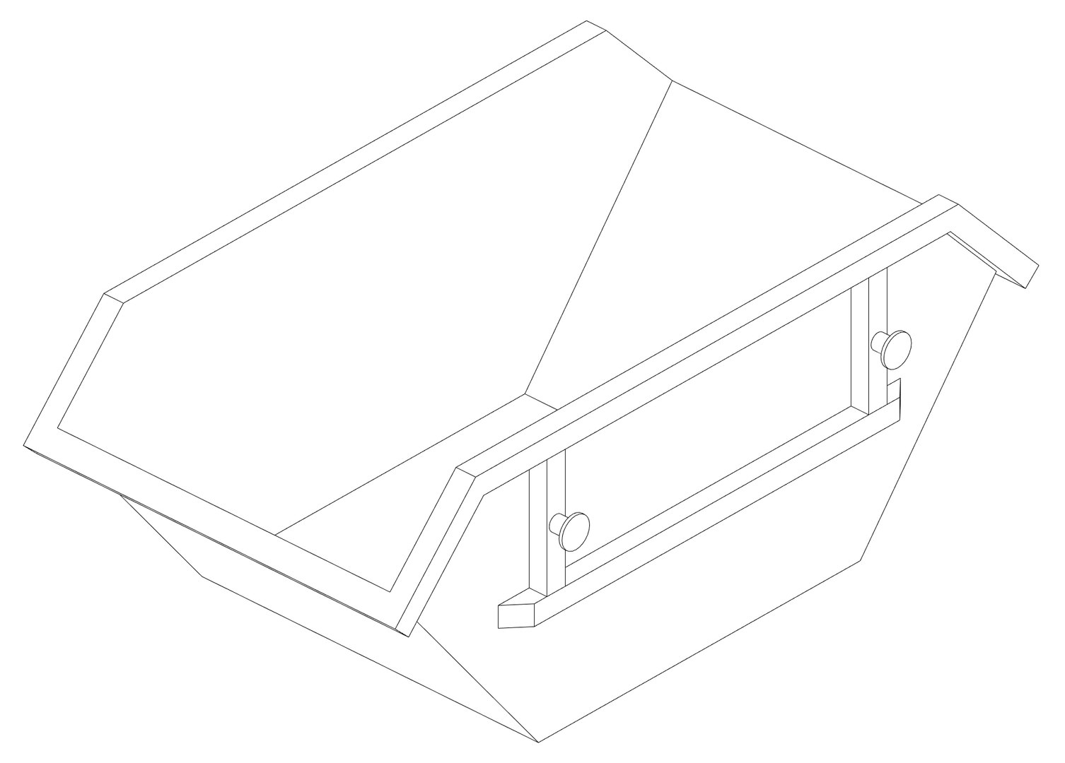 3D Parametric Skip - Revit Family Model - TurboSquid 1823130