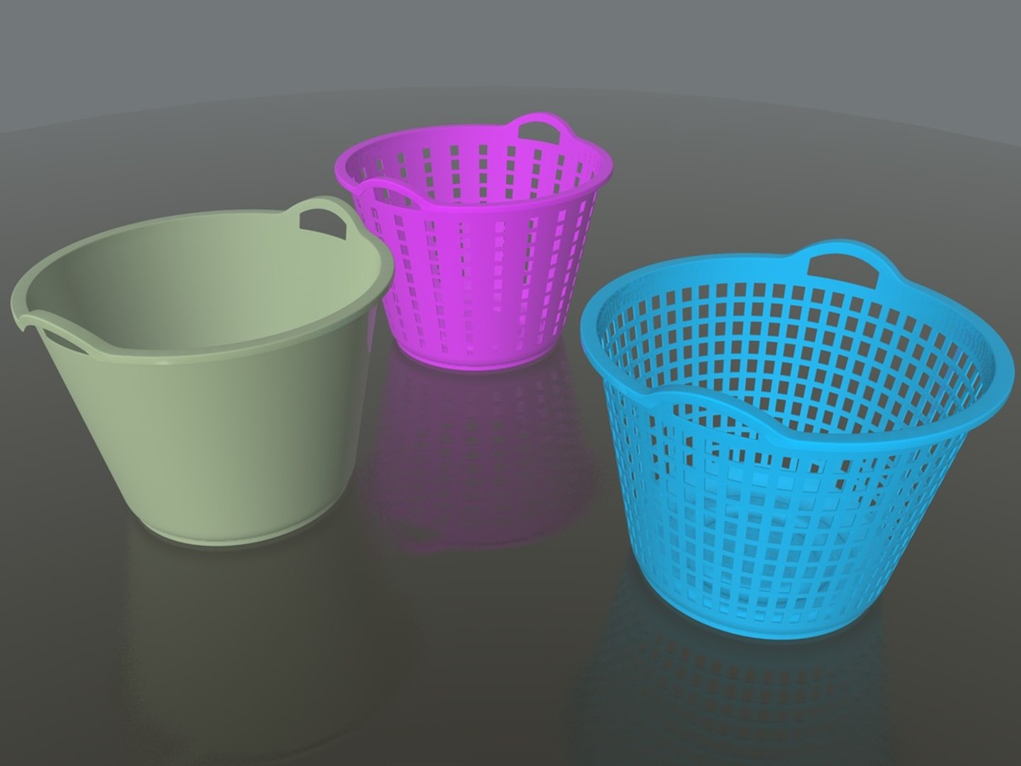 3d Laundries Basket Solidworks Model