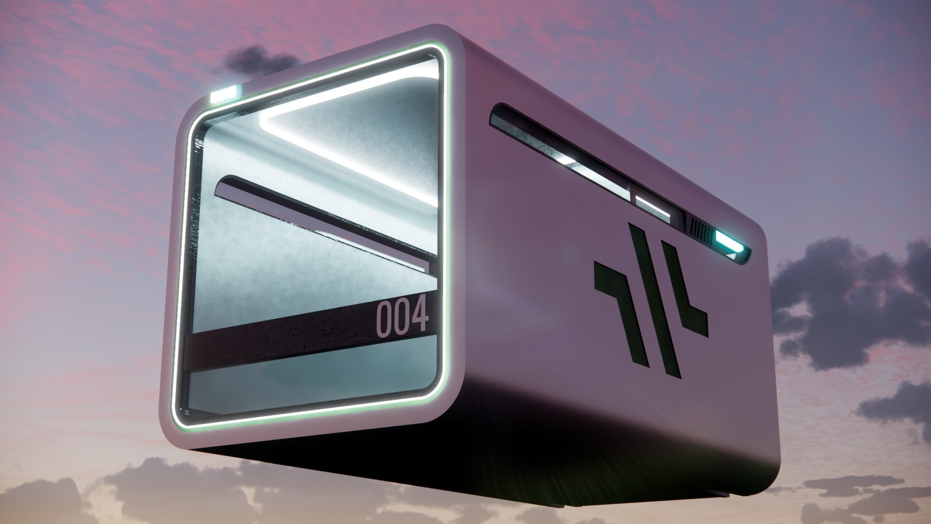 3D Sci-fi Capsule House 004 Model - TurboSquid 1988385