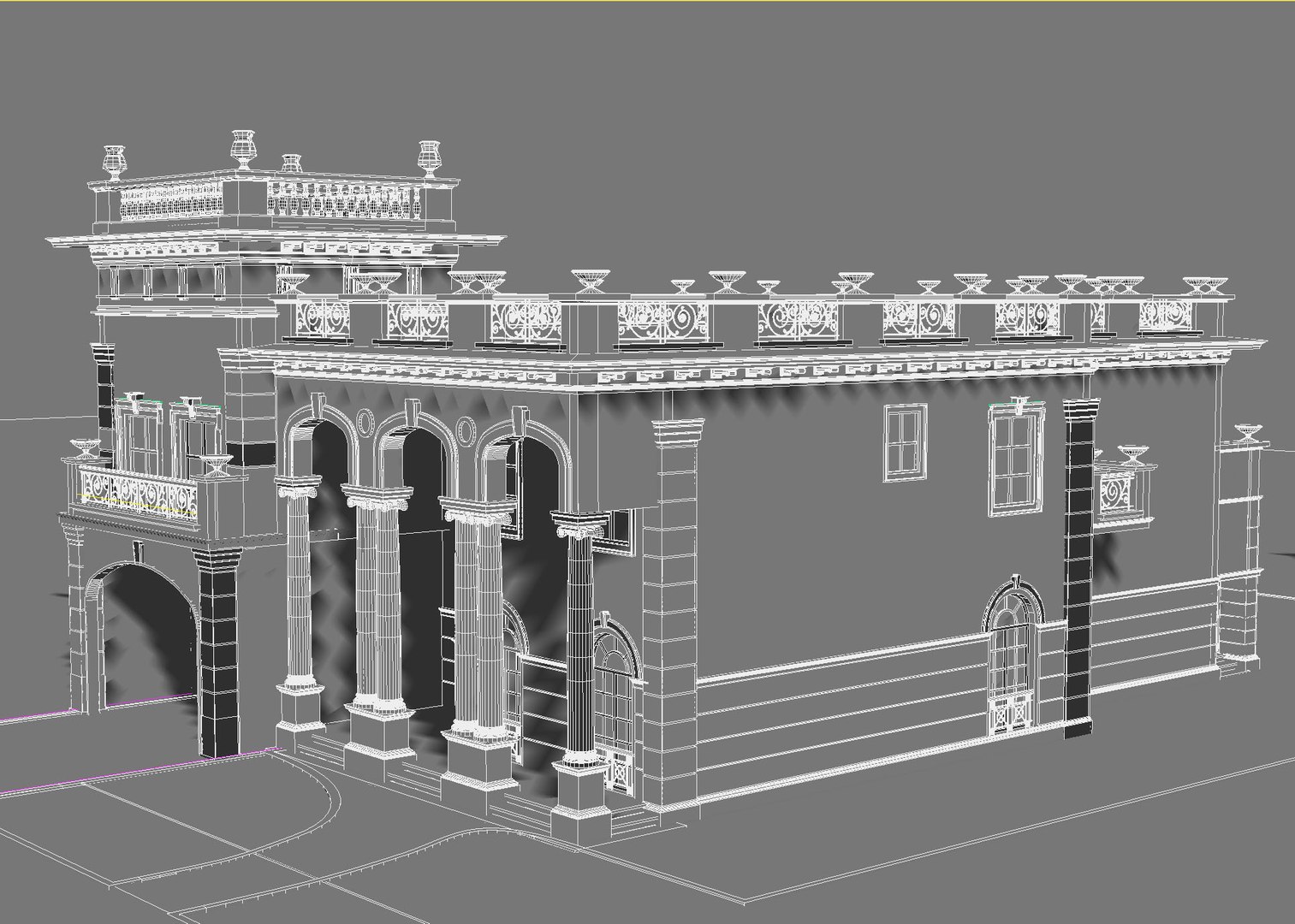 3D model roman villa - TurboSquid 1166857