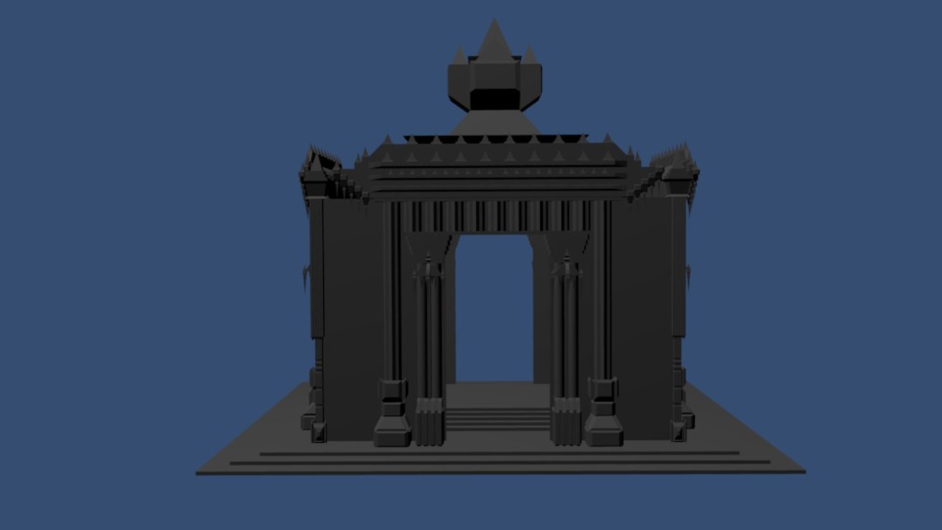 Blender Fantasy Temple