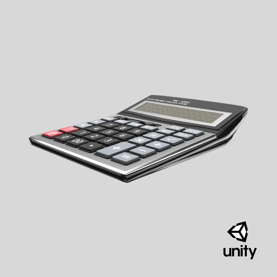 Calculator 3D Model - TurboSquid 2117904