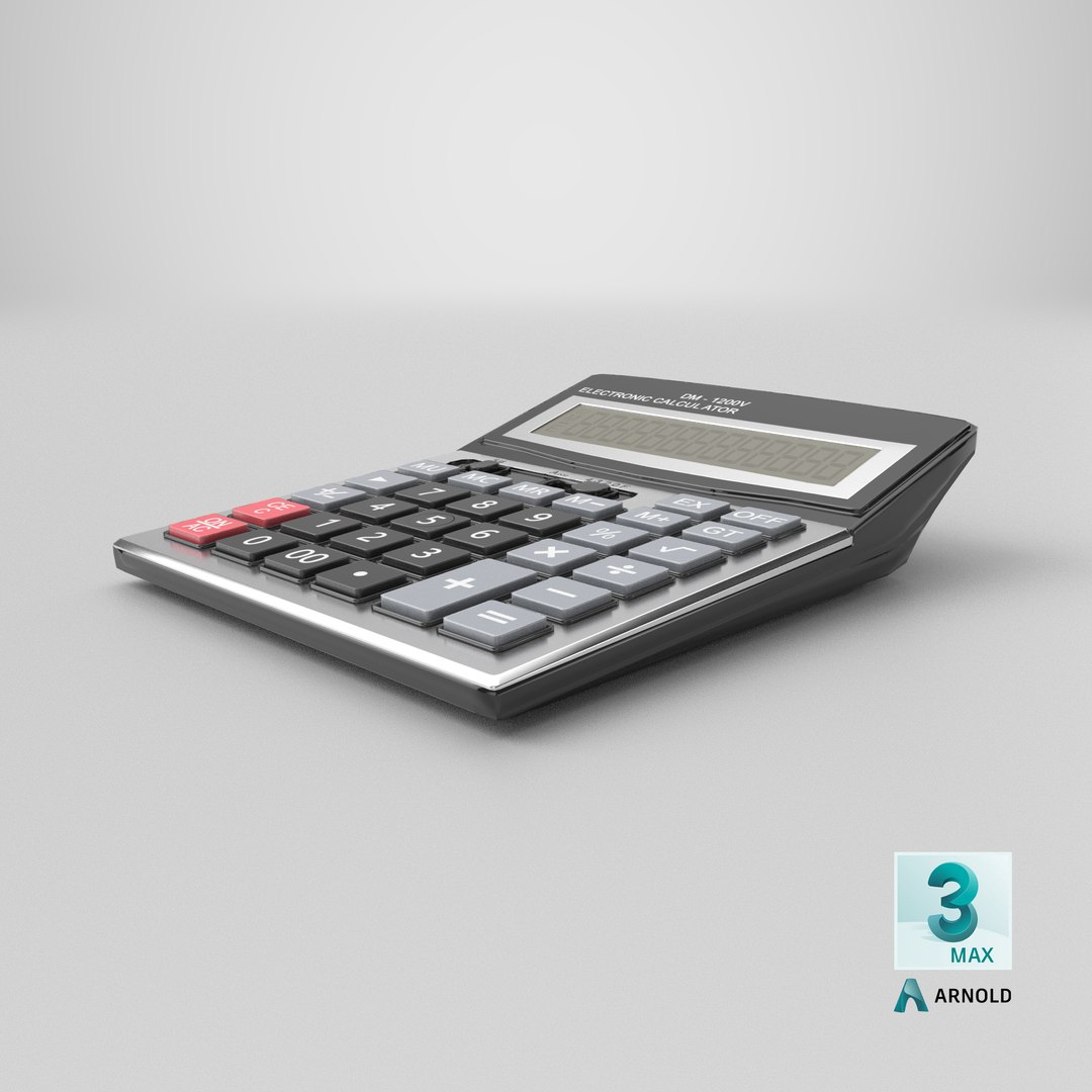 Calculator 3D Model - TurboSquid 2117904