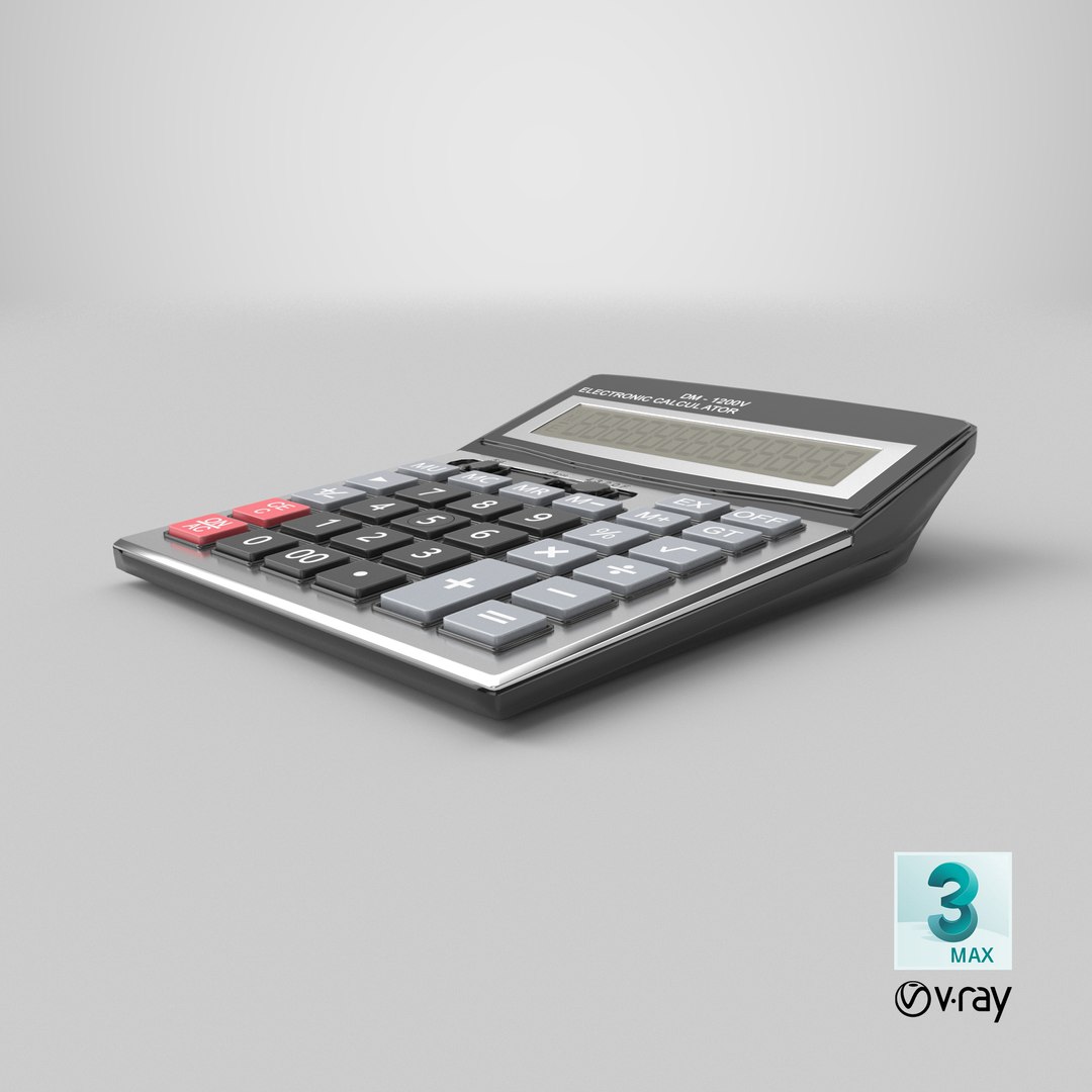 Calculator 3D Model - TurboSquid 2117904