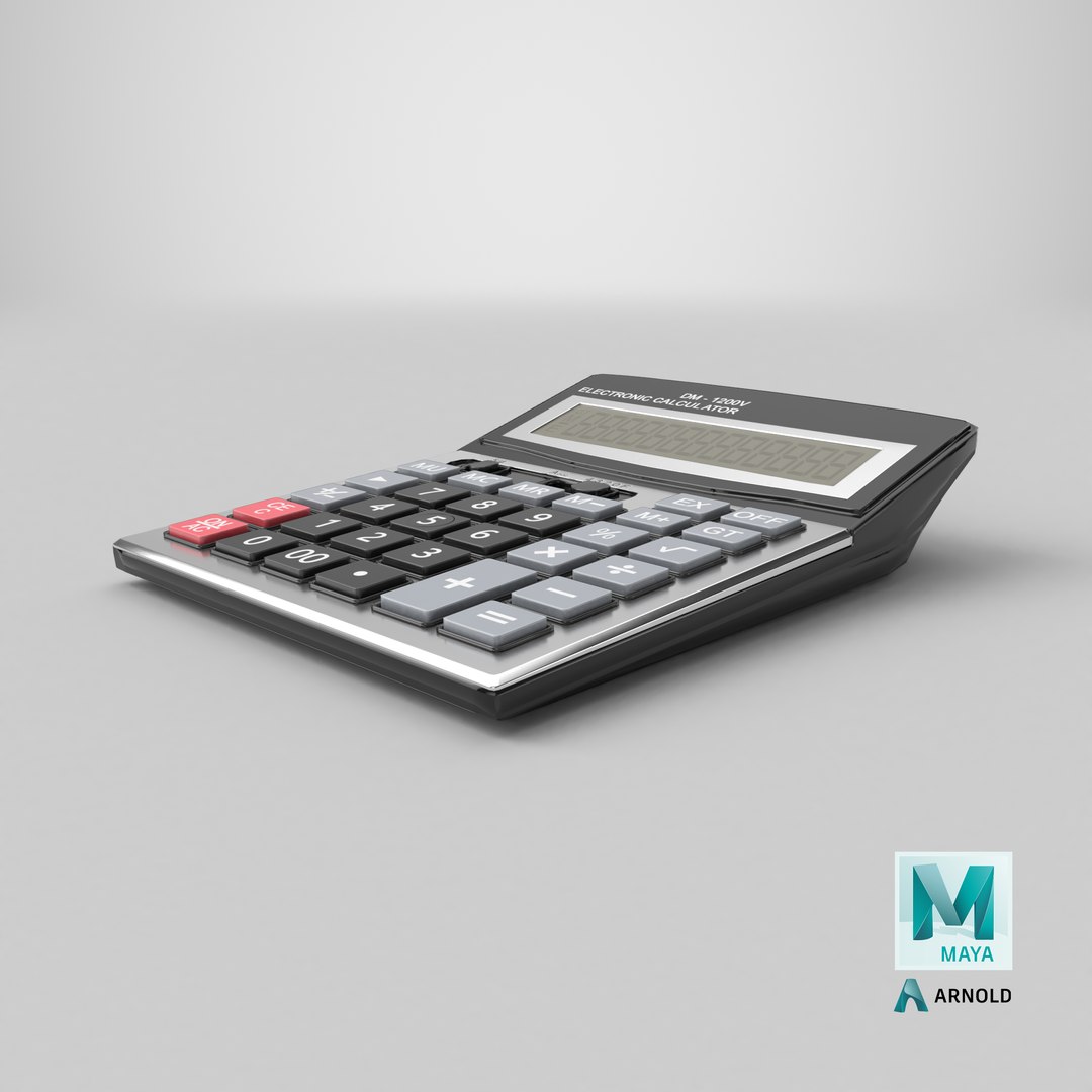 Calculator 3D Model - TurboSquid 2117904