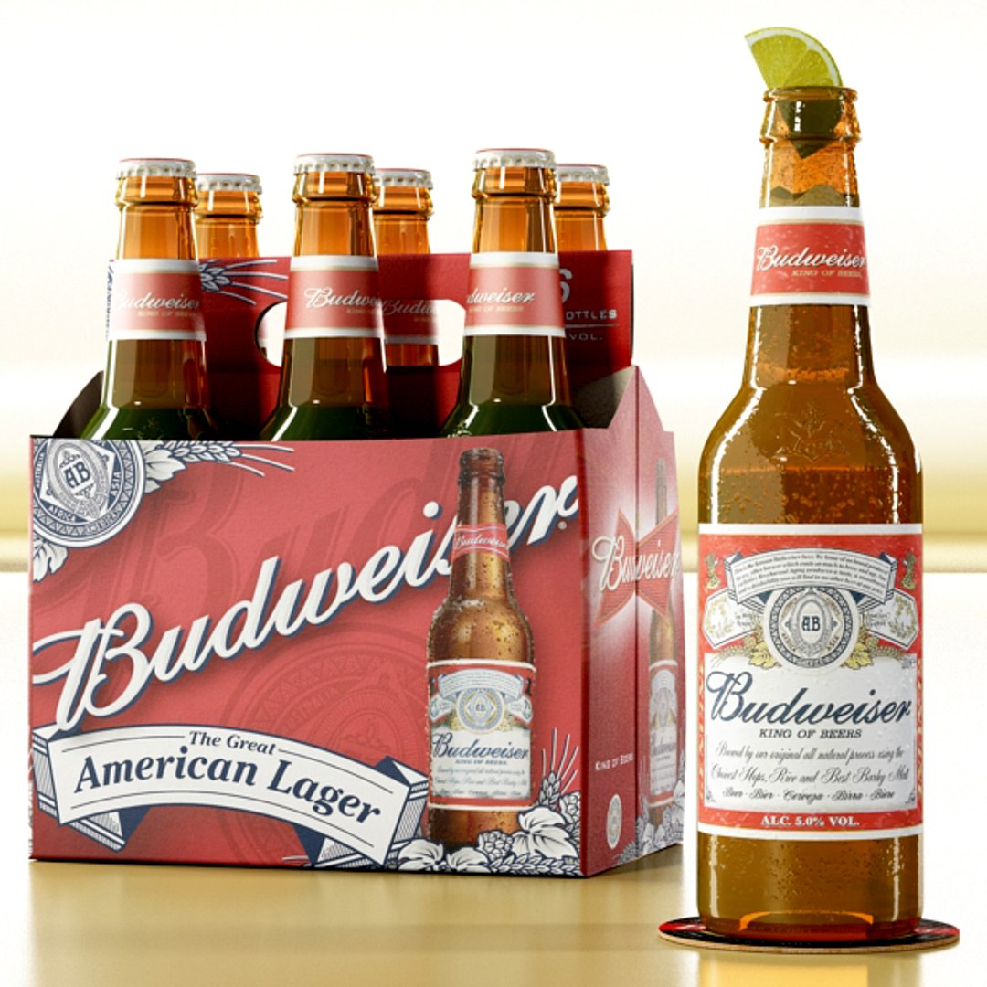 Budweiser Beer Bottle - Max