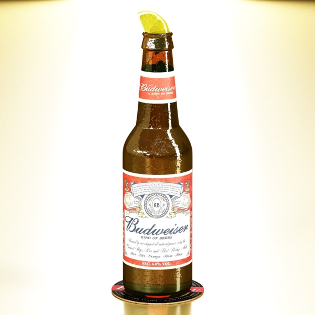 Budweiser Beer Bottle - Max