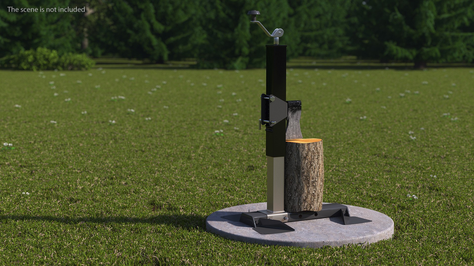 Hydraulic Vertical Log Splitter 3D Model - TurboSquid 2208733