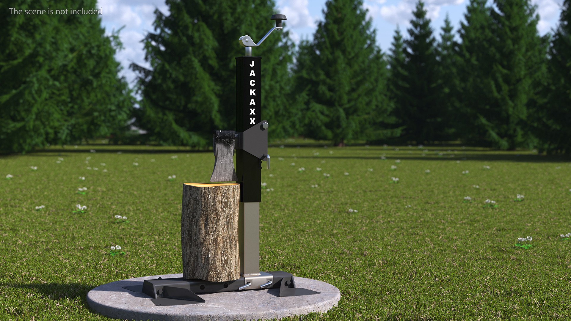 Hydraulic Vertical Log Splitter 3D Model - TurboSquid 2208733