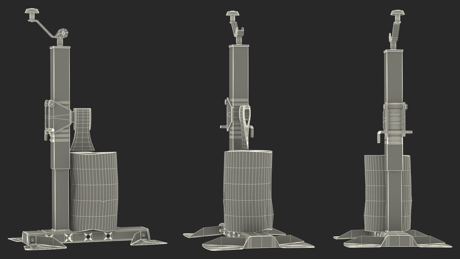 Hydraulic Vertical Log Splitter 3D Model - TurboSquid 2208733