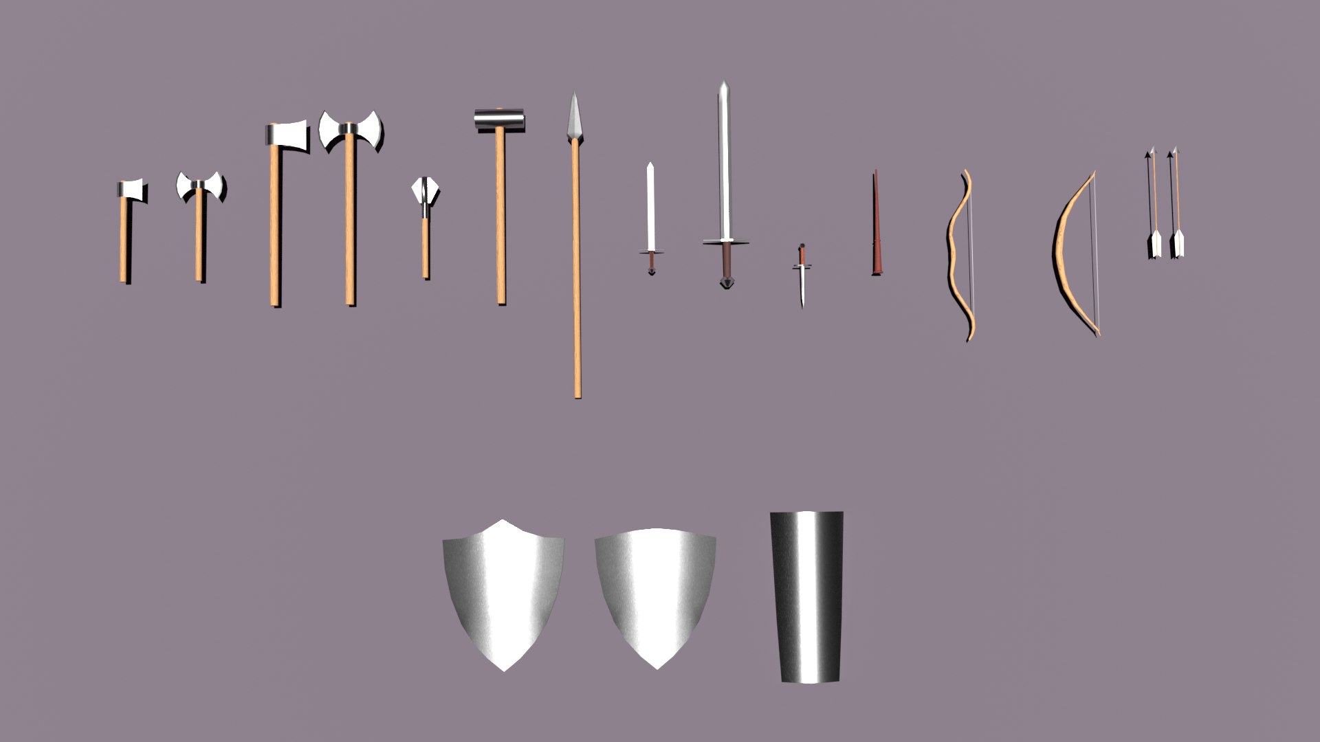 3D Weapons Assets - TurboSquid 2039930