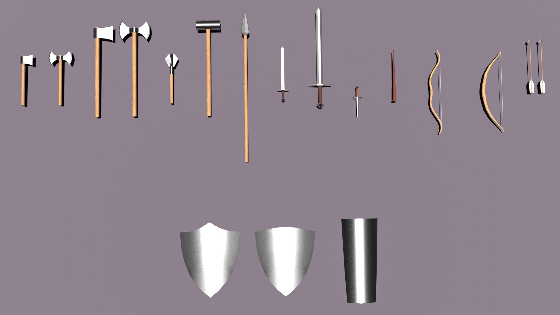 3D Weapons Assets - TurboSquid 2039930