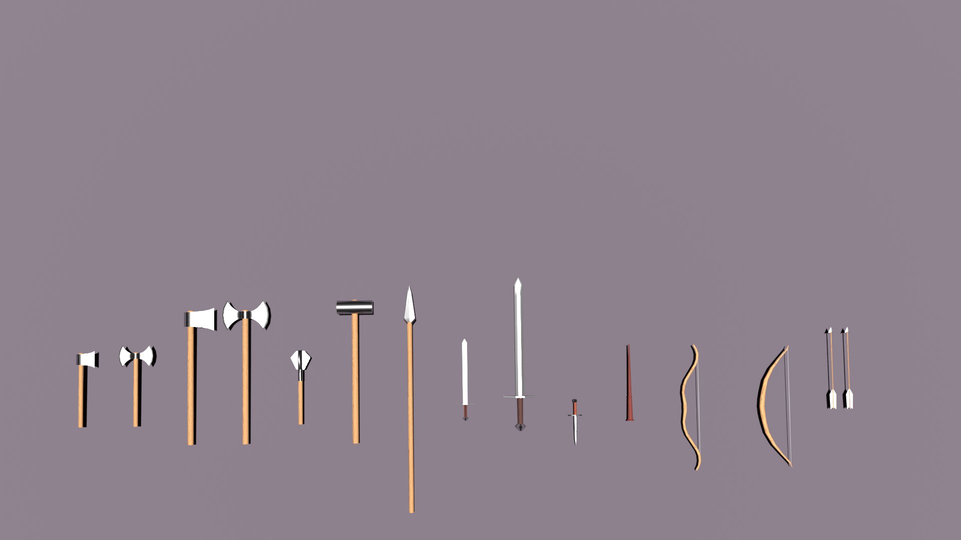 3D Weapons Assets - TurboSquid 2039930