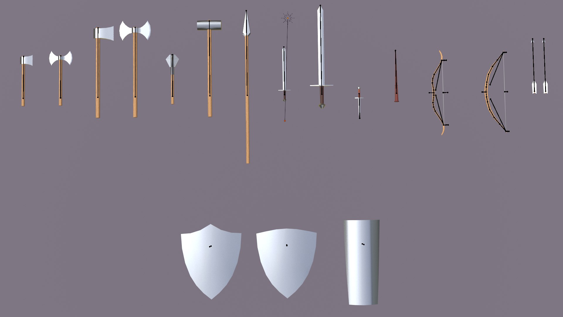 3D Weapons Assets - TurboSquid 2039930