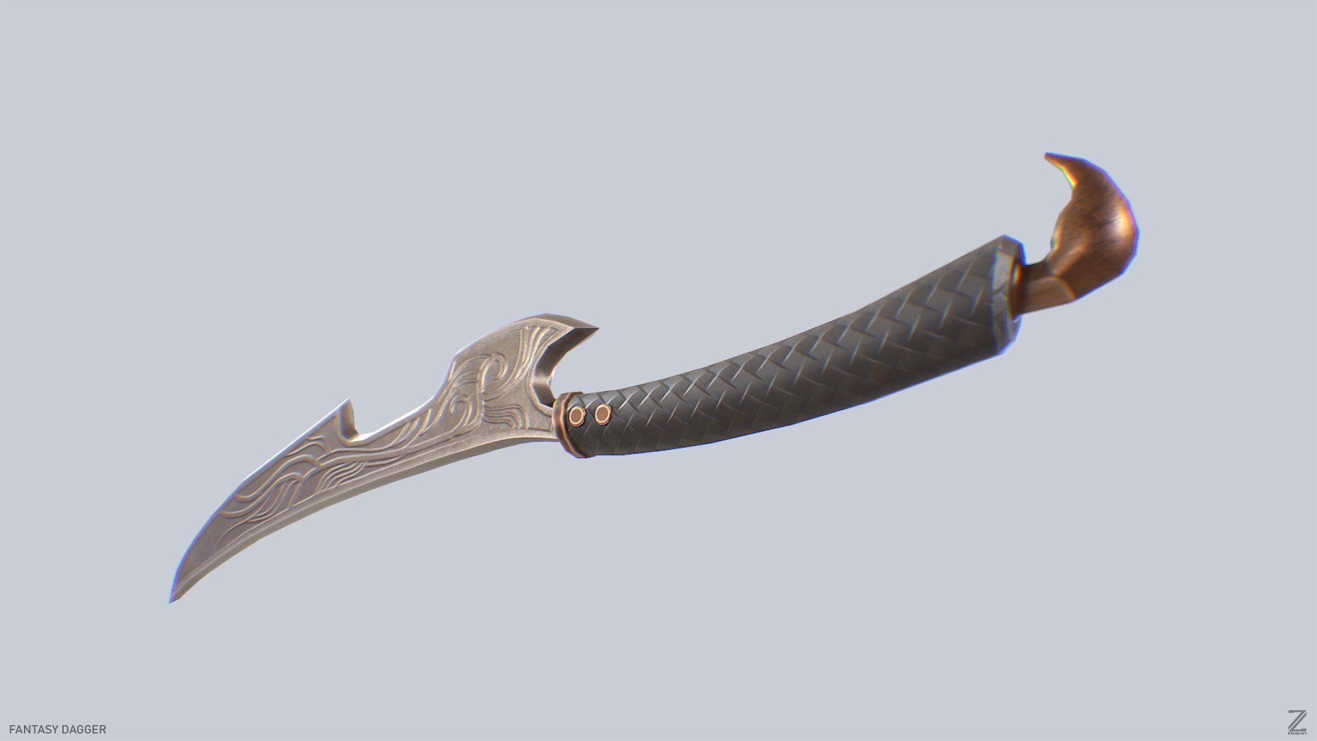 3D Fantasy Dagger Model - TurboSquid 2230855