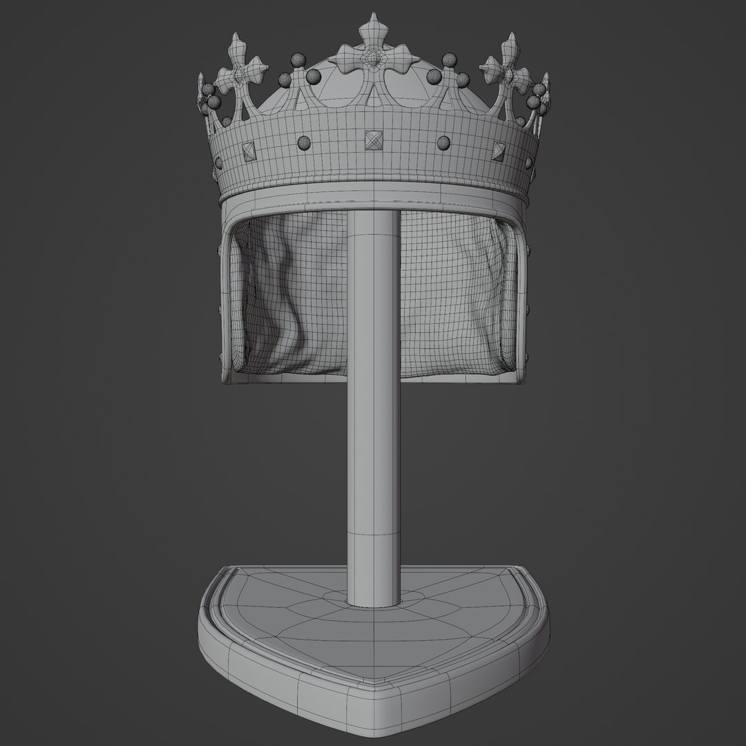 3D Medieval King Crown - TurboSquid 2071773