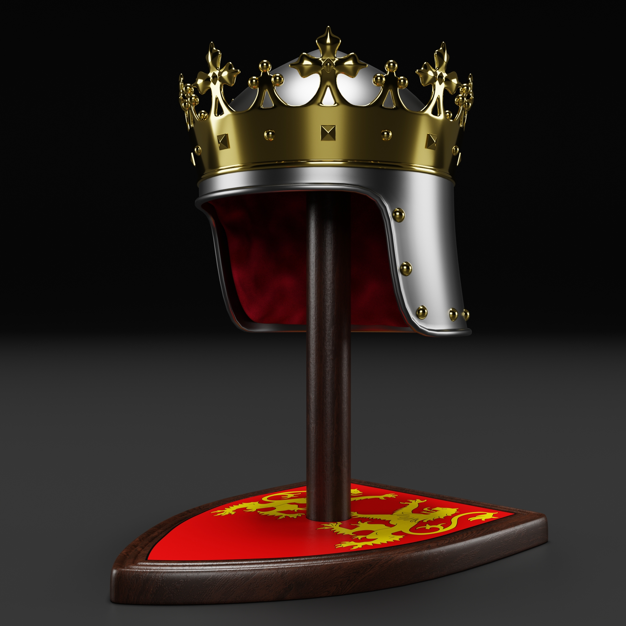 modelo 3d Medieval King Crown - TurboSquid 2071773