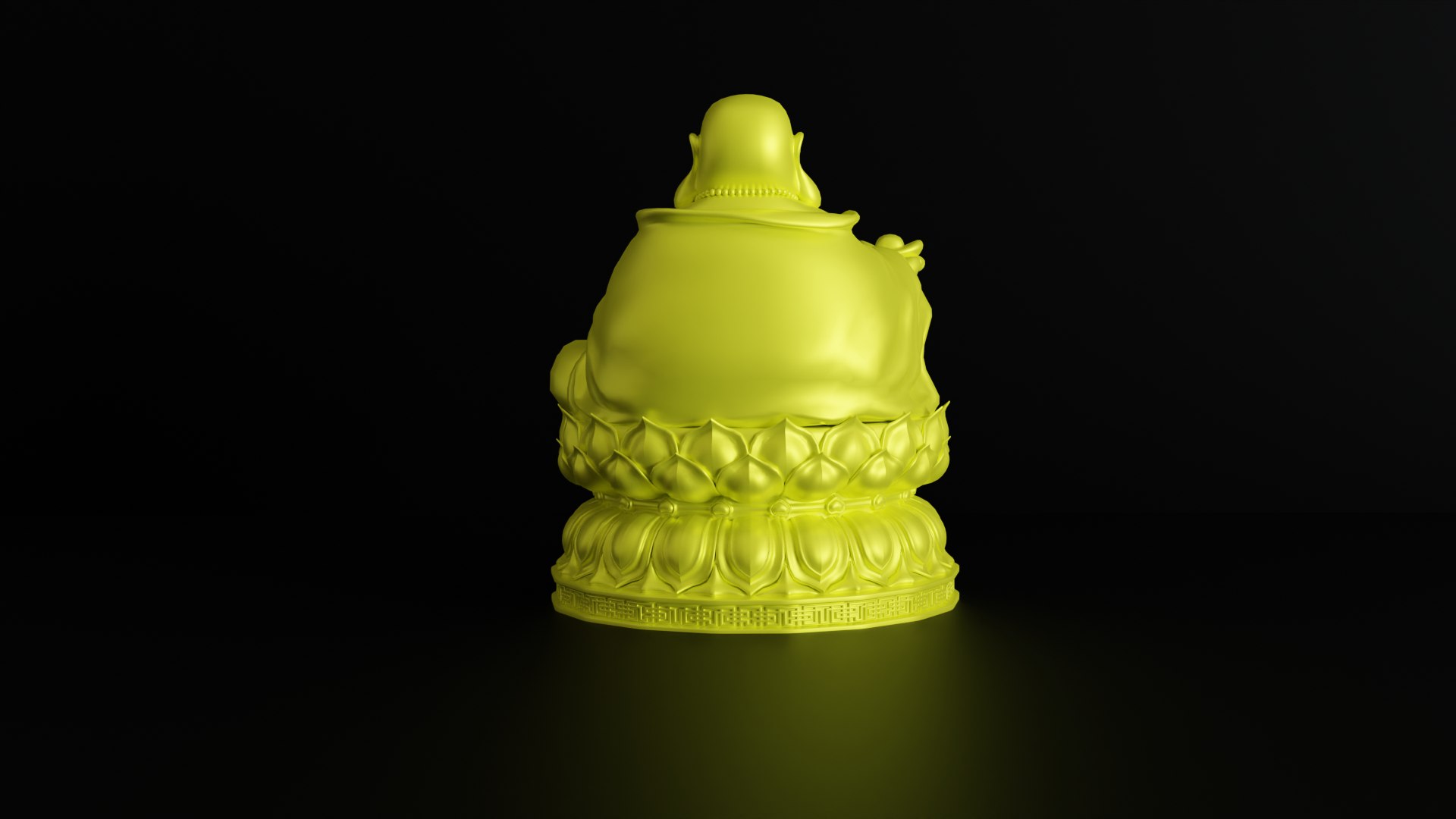 3D golden buddha - TurboSquid 2160772