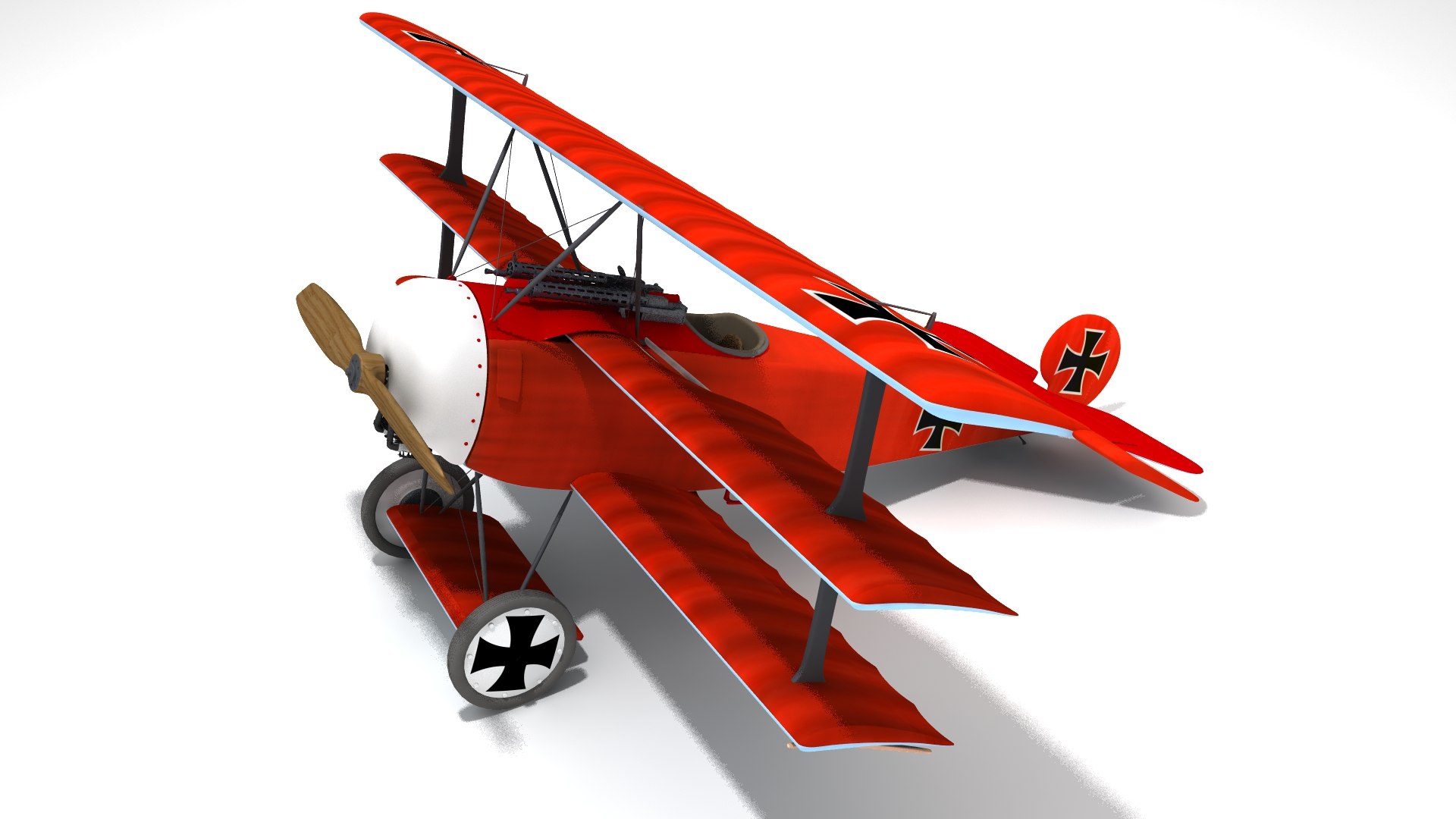 3D Fokker DR1 Triplane Fighter - TurboSquid 1720747