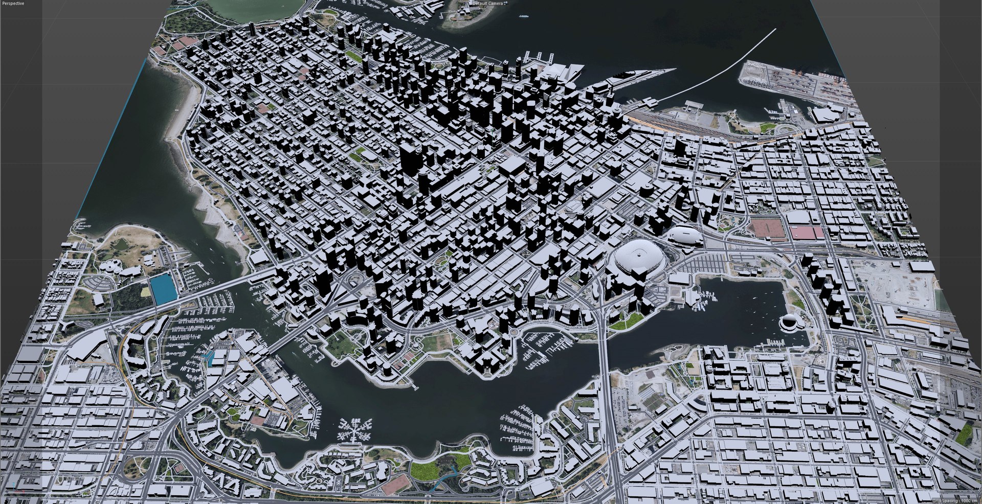 Vancouver Downtown Canada 3D - TurboSquid 1990131