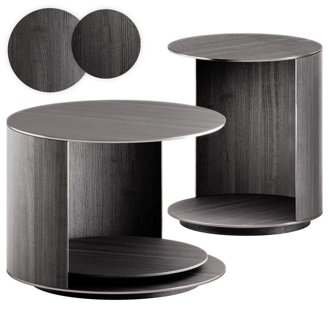 Minotti Richer Coffee Tables 3D - TurboSquid 2056135