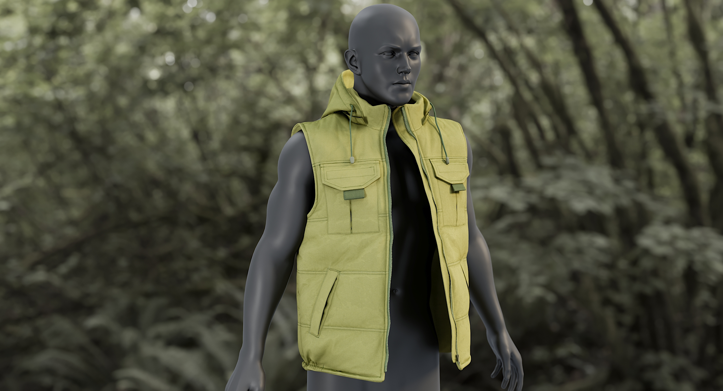 Realistic vests s collections 3D model - TurboSquid 1707082