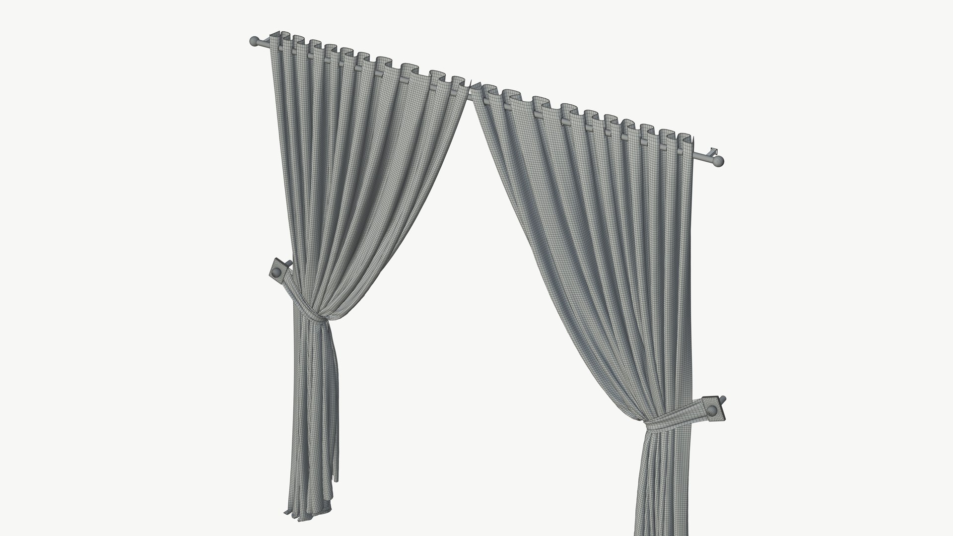 Curtain Realistic Velvet 3D model - TurboSquid 2075878