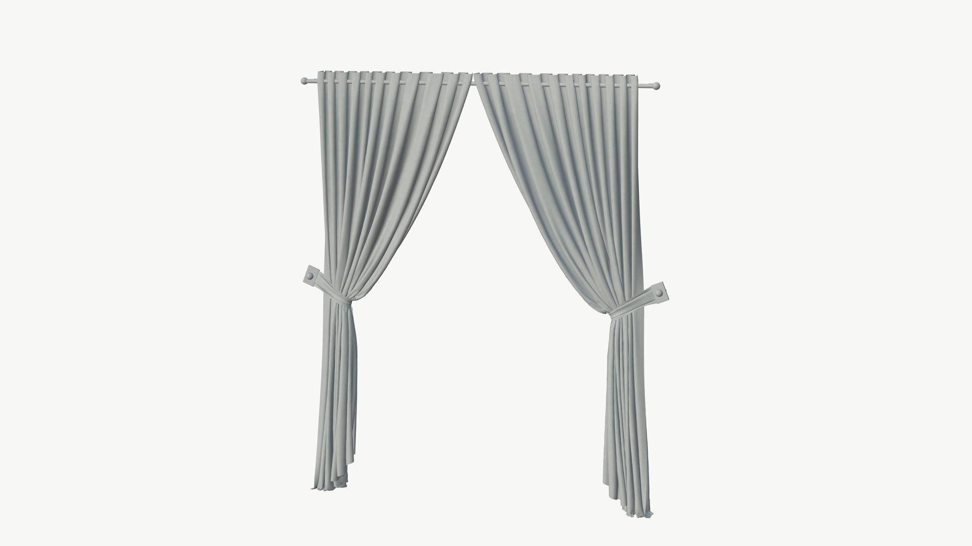 Curtain Realistic Velvet 3D model - TurboSquid 2075878
