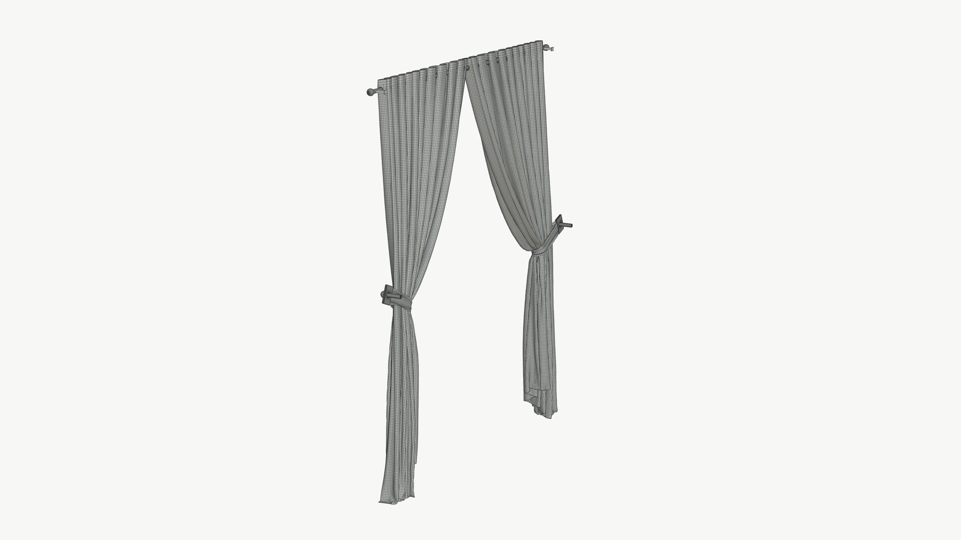 Curtain Realistic Velvet 3D model - TurboSquid 2075878