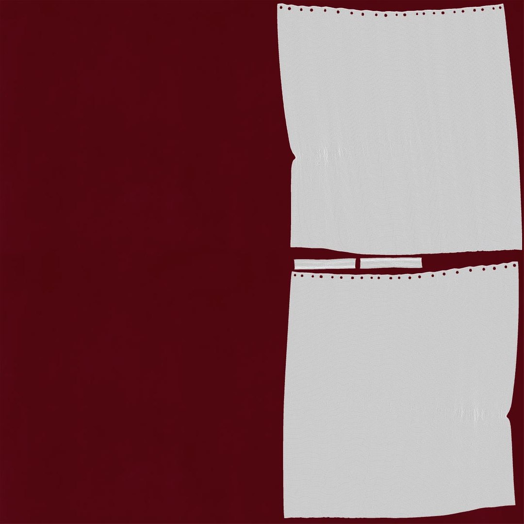 Curtain Realistic Velvet 3D model - TurboSquid 2075878
