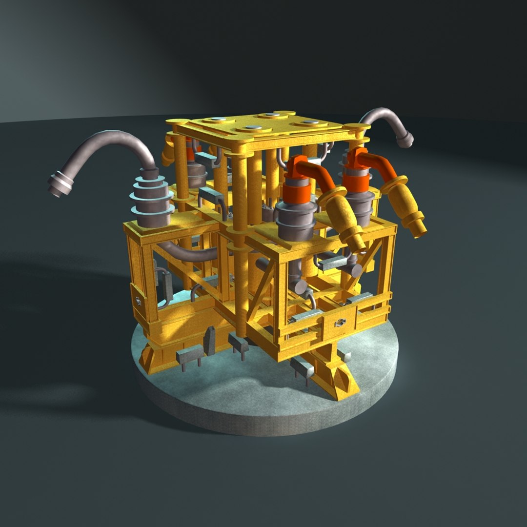 Water Injection Manifold 3d Obj