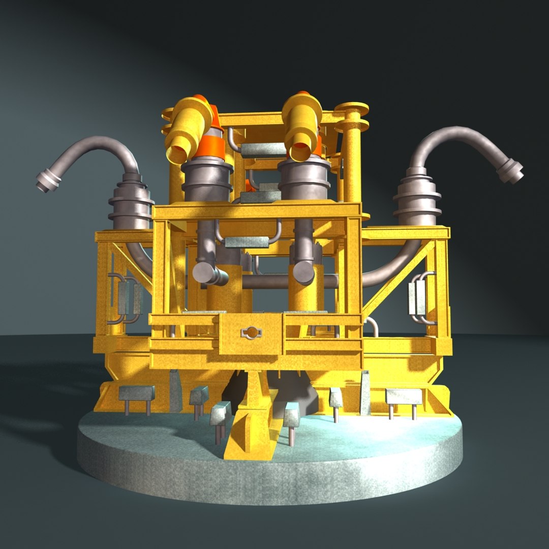 Water Injection Manifold 3d Obj