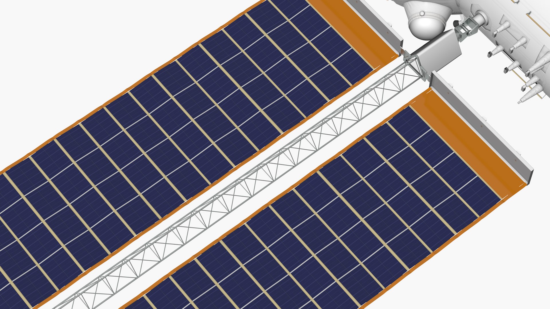 Tianhe Chinese Space Station 3D Model - TurboSquid 1840081