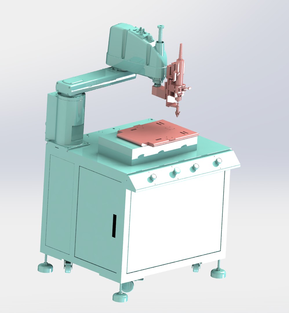 3D mechanical automatic screw machine - TurboSquid 1305478