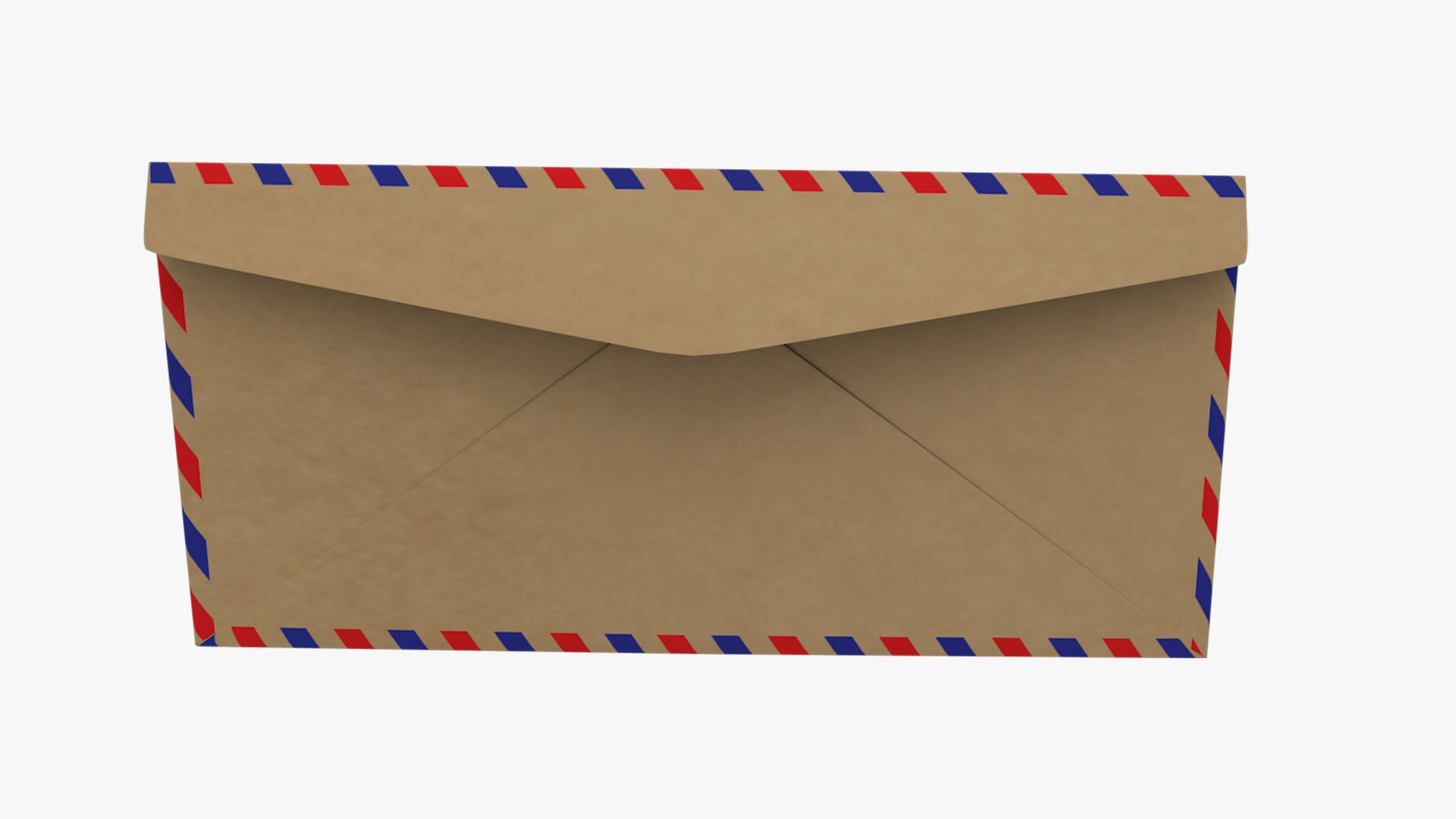 Air Mail Envelope Size DL Style BANKER 3D - TurboSquid 2218456