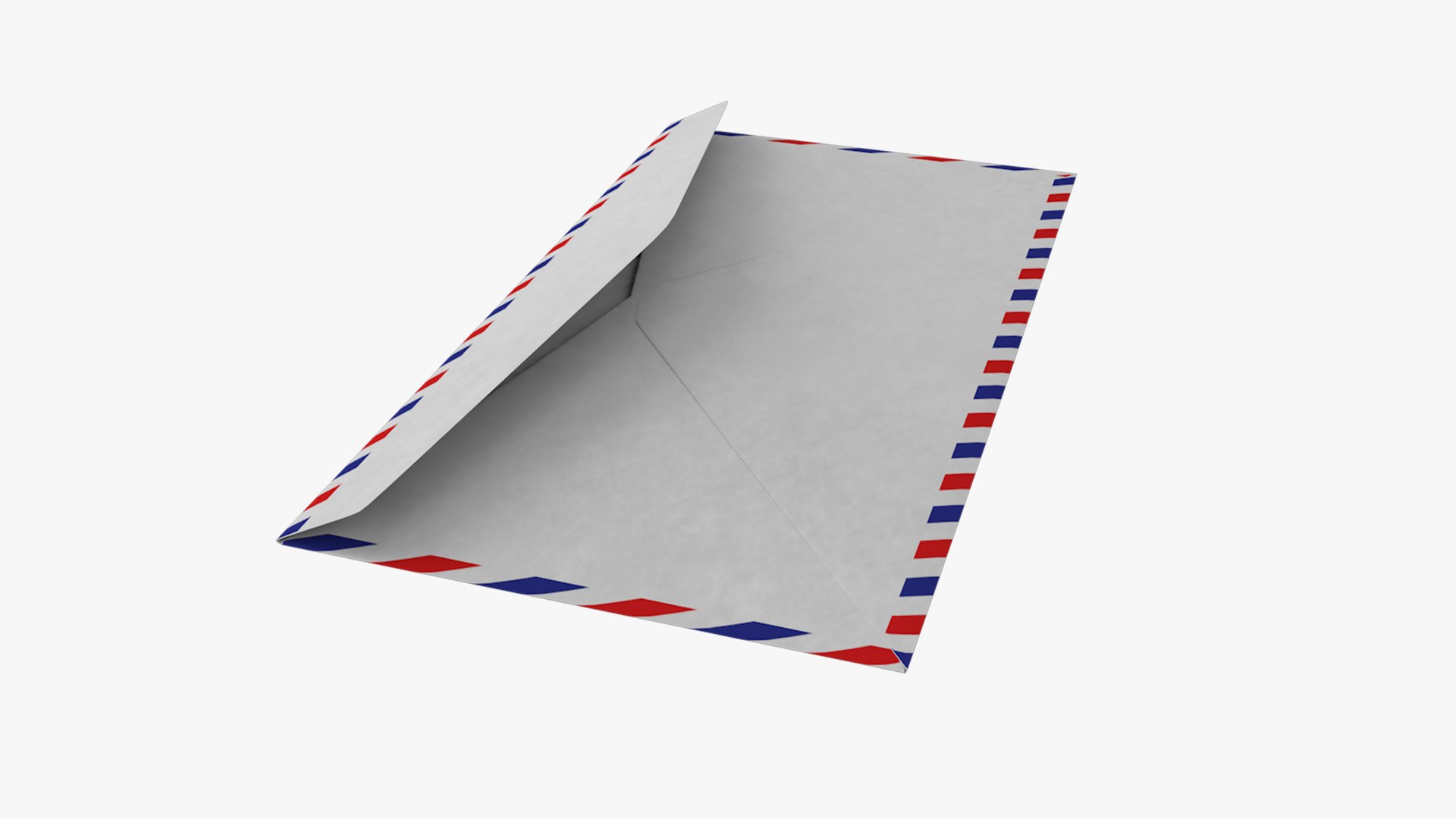 Air Mail Envelope Size DL Style BANKER 3D - TurboSquid 2218456